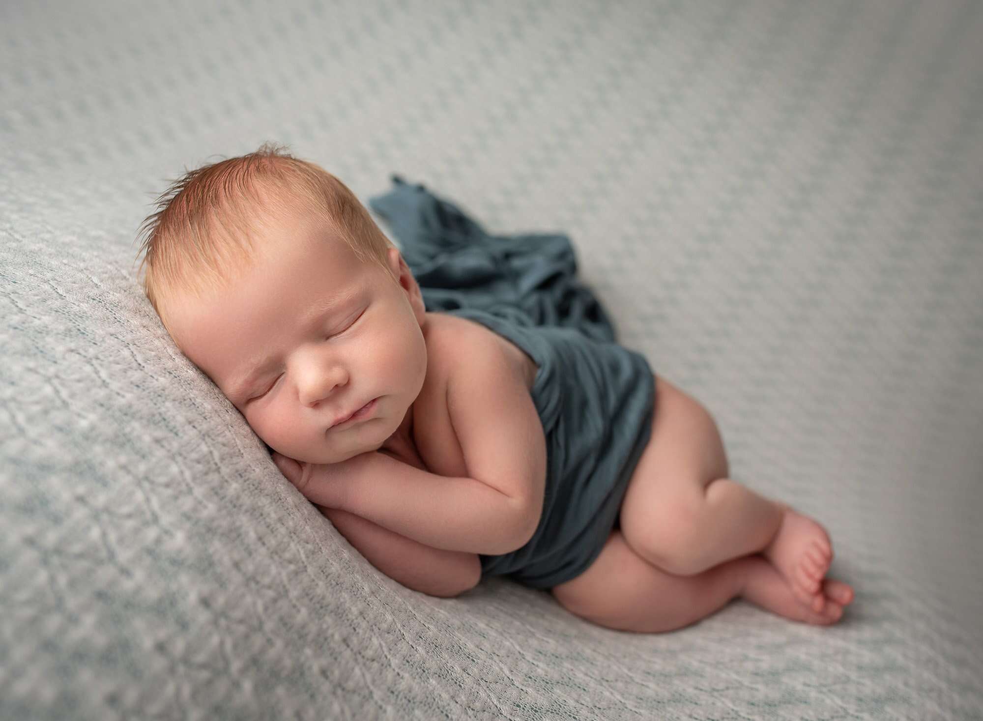 Blue Newborn Photoshoot | Hobby Newborn Portraits