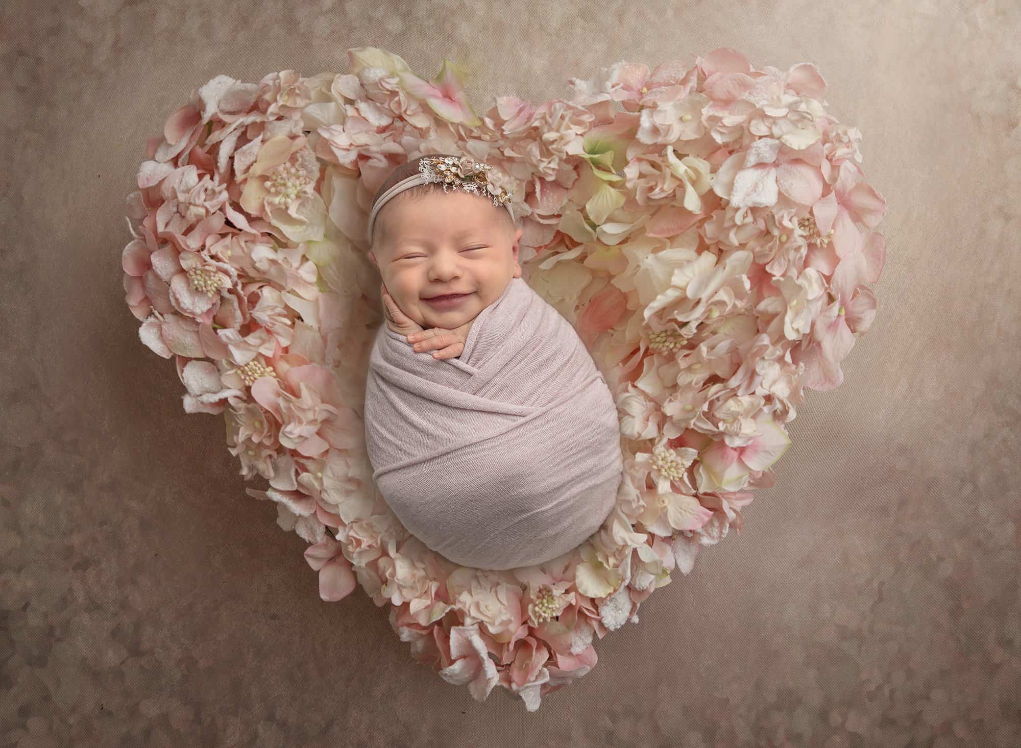 Pink Newborn Photographs | One Big Happy Photo