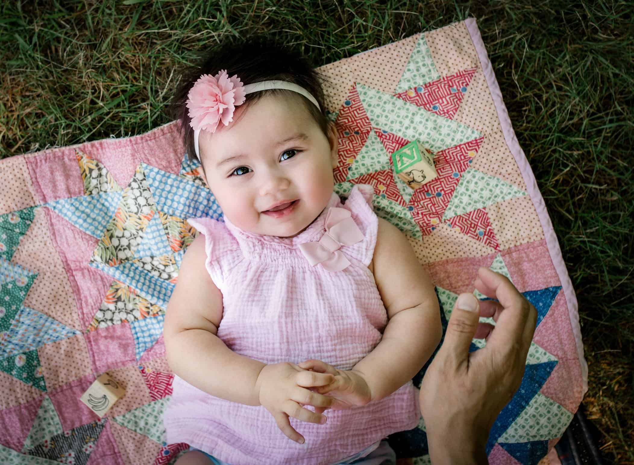 Outdoor Baby Photographs ~ Glastonbury, CT | One Big Happy Photo